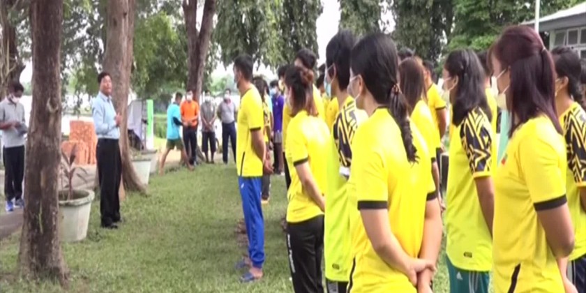 Sports Sector: MOSYA Union Minister inspects sports facilities in Yangon | Myanmar International TV